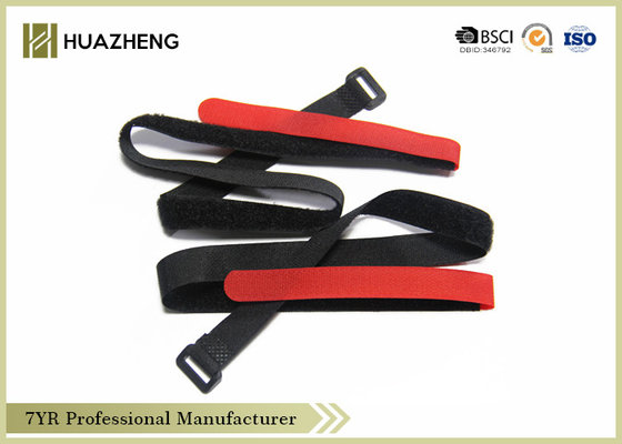 Colorful Nylon Hook And Loop Cinch Straps For Luggage / Cargo