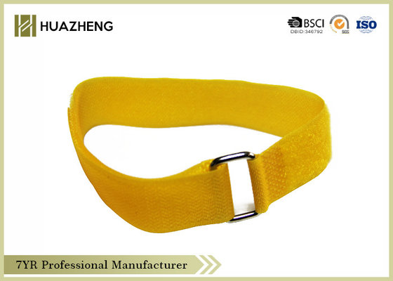 Colored  Mental Buckle Hook Loop Strap , Reusable Cable Tie For Self-Locking