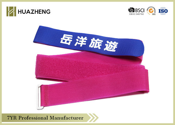 Elastic Luggage Security Strap , Adjustable Hook and Loop Strap High Stickly