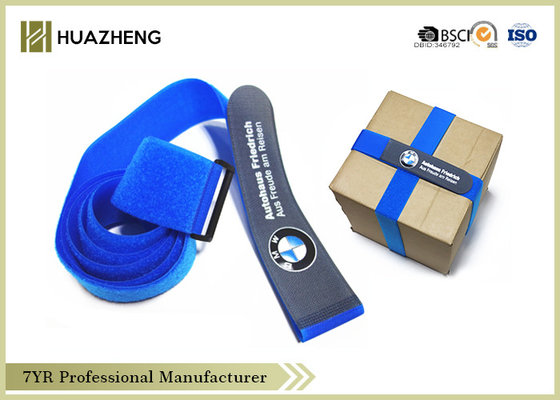 Deep Blue Hook And Loop Luggage Straps