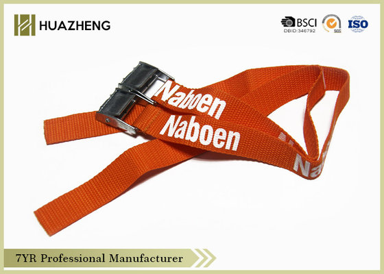 Nylon Webbing Straps For Cargo Binding , Personalised Luggage Straps