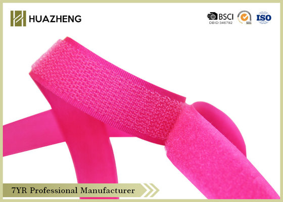 20mm Nylon Red Tape Hook Loop Tape on Garment Parts for Adjustable