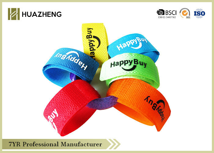 Strong Strength Releasable Cable Ties For Shoes , Nylon hook and loop Straps