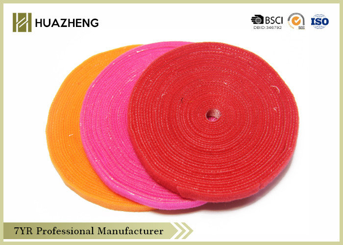 Colorful Double Sided Hook And Loop Tape Waterproof  For Fastener SGS ROHS