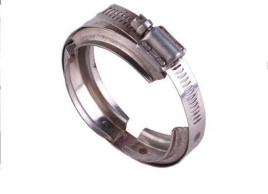Standard Heavy Duty Hose Clamps , V Band Exhaust Clamp With Worm Gear