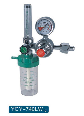 Varón/conector hembra médicos del regulador del oxígeno del ajuste de la presión de gas y del volumen del gas