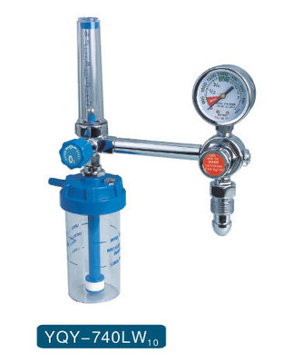 Varón/conector hembra médicos del regulador del oxígeno del ajuste de la presión de gas y del volumen del gas