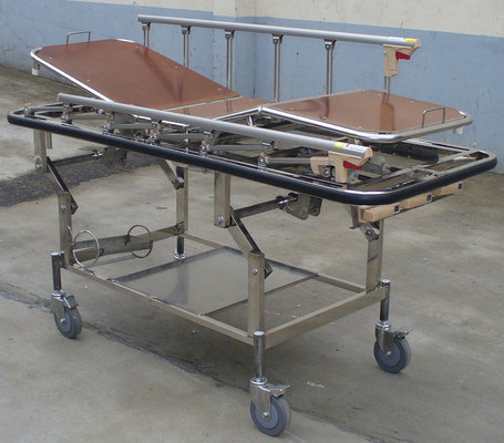Carretilla manual de Tretcher del paciente conveniente para la radiografía con 3 o 5functions