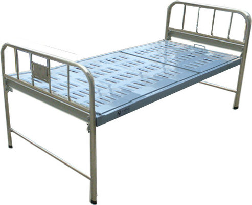 Stainless Steel Hospital Furniture Medical Bed Manual with cranks