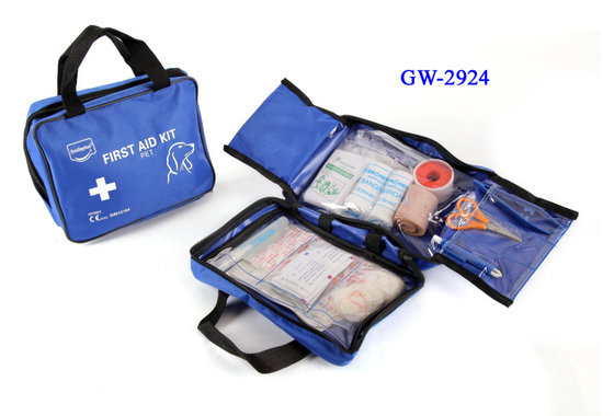 Equipos de primeros auxilios de nylon convenientes del bolso del producto médico para los animales domésticos del perro/del gato
