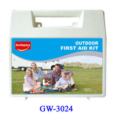 Caja media de los primeros auxilios del plástico del tamaño para los niños, al aire libre, caseros, animales domésticos, oficina