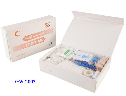 Comprehensive PVC coated box First Aid Kits professional medical first aid case