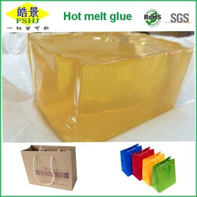 Smelless Yellow Transparent Hot Melt Pressure Sensitive Glue Block