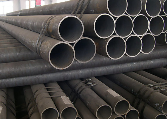 Bright Black Seamless Steel Pipe Hot Rolled Surface 1.5 - 25mm Thickness