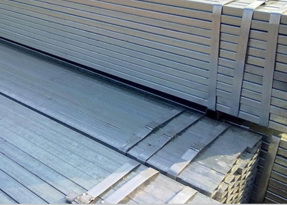 Pre Galvanized Square Tubing , 0.5mm - 5.75mm Thickness ERW Steel Tube