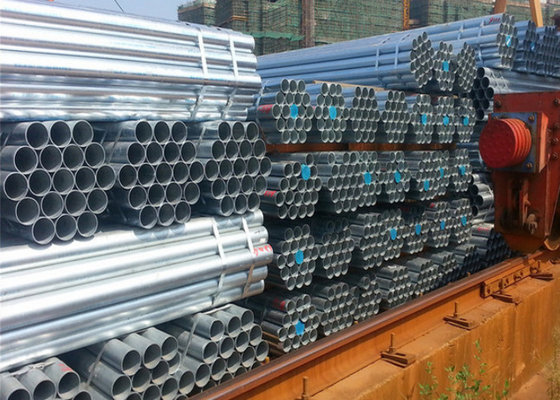 Zinc Painted Astm A53 Grade B Erw Pipe , Hot Dip Galvanized Threaded Pipe