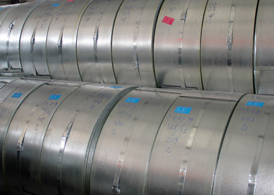 High Strength Hot Dip Galvanized Steel Strip Zero / Regular Spangle