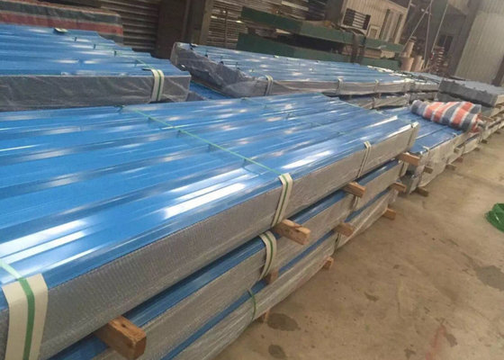 Reliable Color Coated Steel Roofing Sheet 30 - 120g / Sqm PE Zinc Coating