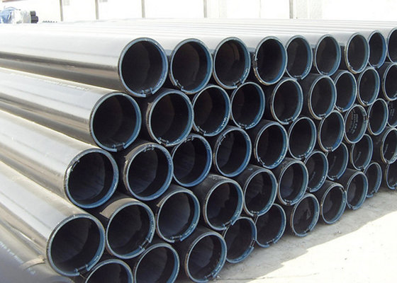 Round Seamless Black Steel Pipe , High Strength Steel Seamless Line Pipe