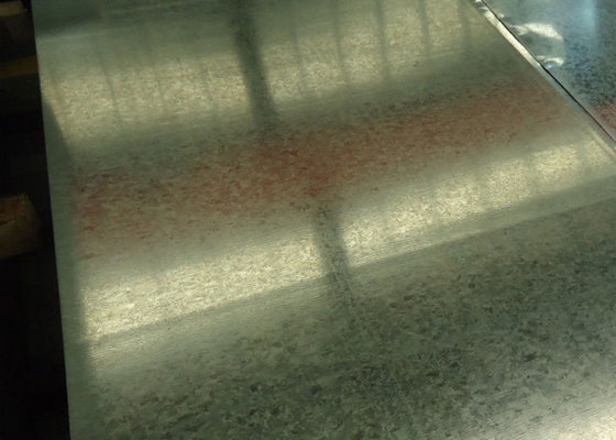 0.14 / 0.6mm Thick Hot Dip Galvanized Steel Sheet Zinc Coating 30 - 600g / M2