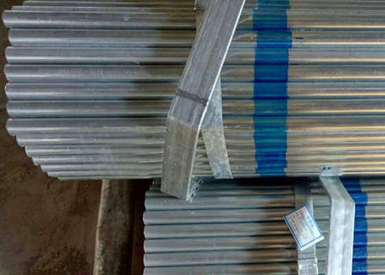 ISO9001 Galvanized Steel Pipe For Gas Pipe Outside Diameter 1/2"  1 1/4"
