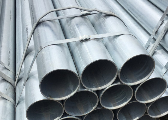 Diameter 42mm Galvanized Steel Pipe 28 - 85um Zinc Layer ERW Technique