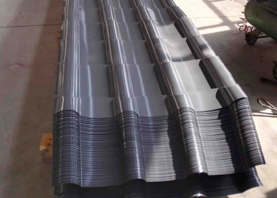 RAL 9003 Color Custom Color Coated Steel Roofing Sheet Width 780mm - 1000mm
