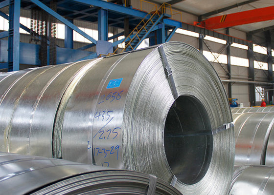 Q195 Hot Dip Galvanized Steel Strip Thickness 2.0mm / 2.5mm 3 - 8 Ton Weight