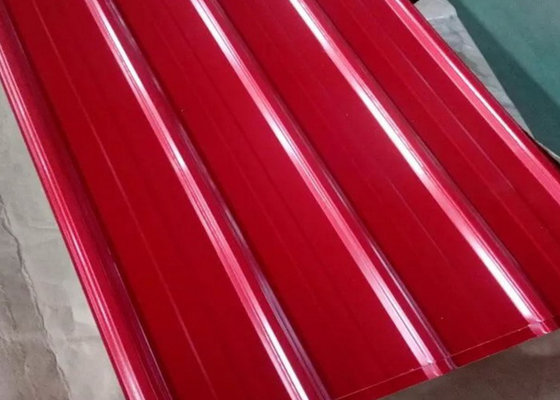 PPGI Colour Coated Steel Roofing Sheets RAL 9002 Color Optional Durable Steel