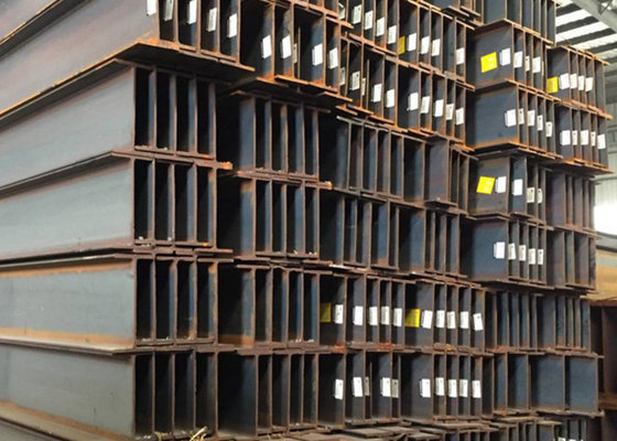 S355JR H Beam Steel Hot Rolled Technical 68mm To 180mm Web Thickness