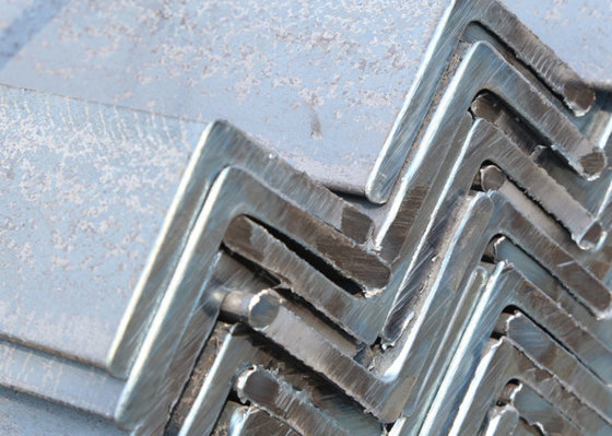 70 * 70 * 7mm Hot Rolled Steel Angle , Galvanized Carbon Steel Angle Iron