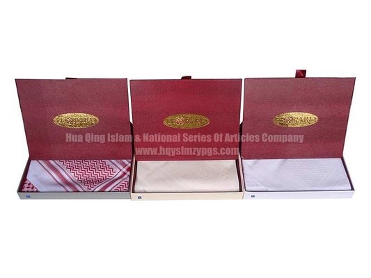 Arabian mercerized-cotton scarf  /  100S/2 Arabian mercerized jacquard shemagh