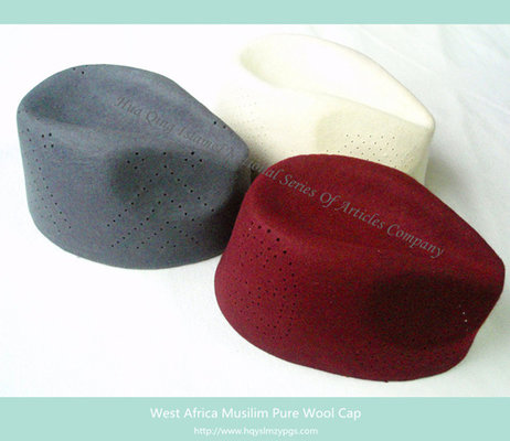 West Africa pure wool boutique cap  /   Africa Muslim wool cap / North Africa Muslim Pure Wool Cap