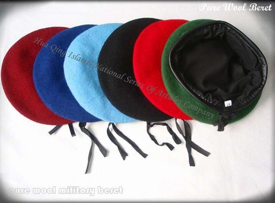 Africa muslim wool cap / 55#----60# / pure wool military beret / Pure Wool Beret / Wool Beret