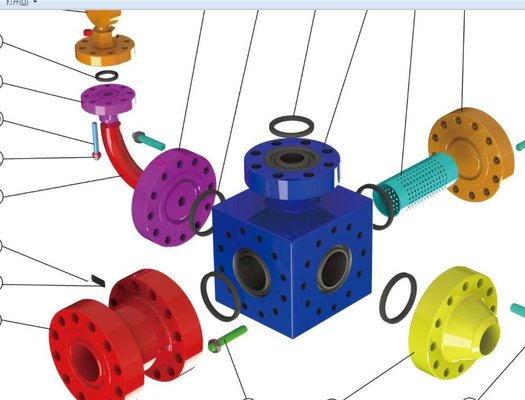 Hydril K20 5000PSI Pulsation Dampener Assembly for DrillMec Mud Pump
