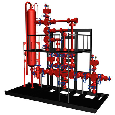 API 16C Hydraulic Choke Manifold with Hydraulic Control Panel