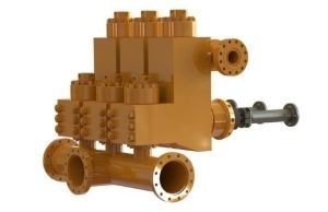 Mud Pump Suction Manifold at Fluid End for Sinle Acting Triplex Mud Pump