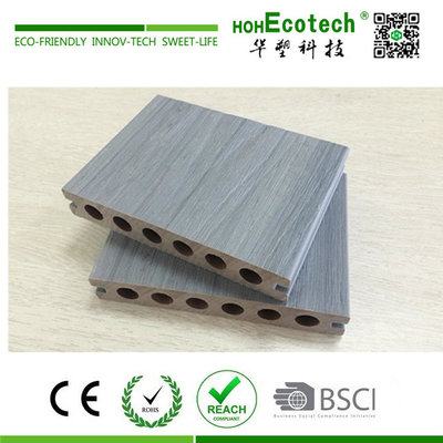 hollow capped composite decking, light weight capped composite decking,