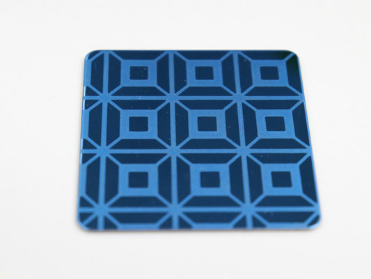 China Etched Stainless Steel Sheet Factory with colorful and black etching stainless steel