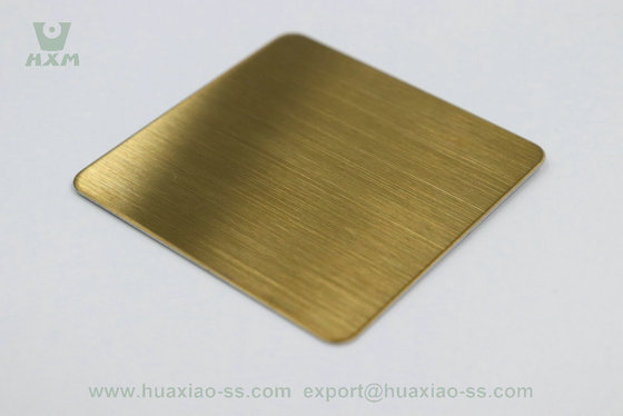 ASTM A240 304L Color Brushed Hairline Stainless Steel Colored Sheet