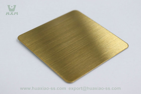ASTM A240 304L Color Brushed Hairline Stainless Steel Colored Sheet