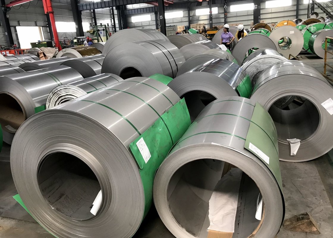 2B BA Finished Stainless Steel Coil AISI 304 321 201 310S 430 306 Thickness 0.2mm ~ 6mm for Industrial
