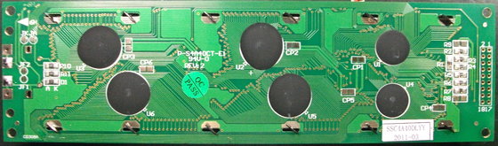 4x40 CHARACTER LCM, 40x4 LCD, STN, YELLOW GREEN LCD,YG BACKLIGHT,WIDE TEMP