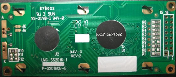 16x2 LCD  Character, LCD Display Modules, SSC2D16DLYY P-S2D16CT-E SCS01602D0