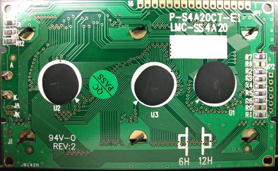 4 x 20 Characters LCD display SSC4A20DLNW-E P-S4A20CT-E1 WHITE LED side backlight