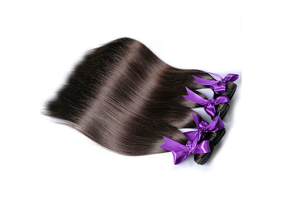 Los paquetes teñidos/no de la armadura del cabello humano armadura del pelo del color de Remy #4 lían