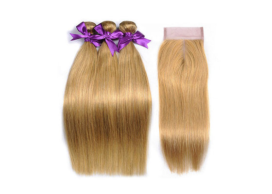 27 Peruvian del color lían la onda/la armadura peruana del pelo recto de Conformtable