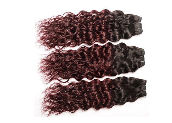 No Tangle Brazilian Water Wave Hair Extensions With Machine Double Weft