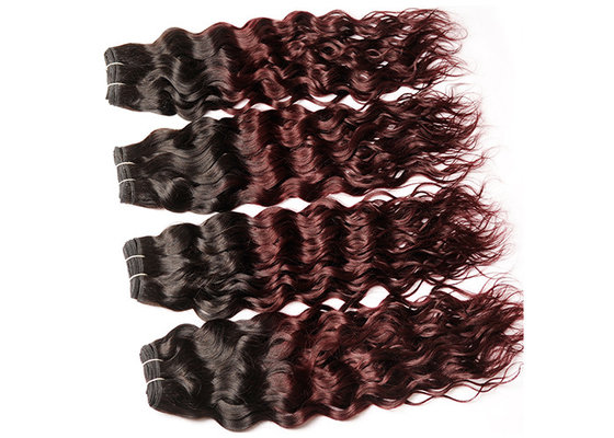 100 paquetes del pelo de la onda de agua, insecto rubio del 1B de la trama del pelo de la onda de agua de Ombre