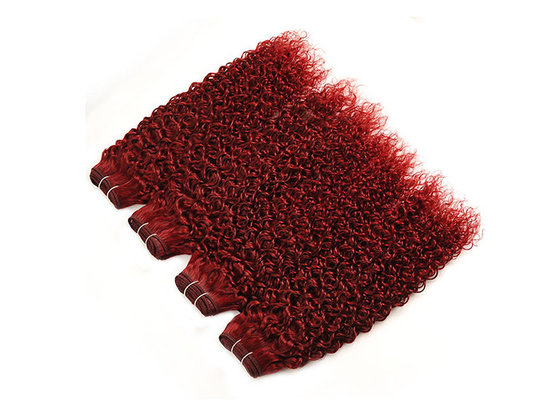 Extensiones cortas coloreadas del pelo rizado, armadura rizada brasileña del rizo rizado